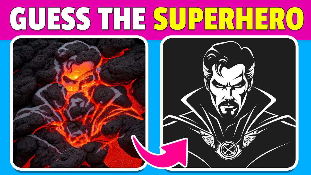 Guess the Hidden SUPERHERO By ILLUSION 🦸🏻💫- Marvel / DC Heroes 🦇🕷️ ...
