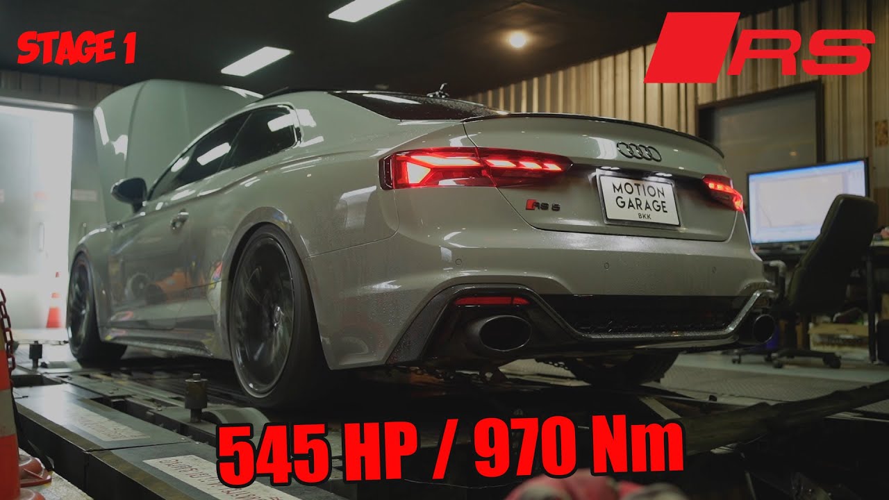 AUDI RS5 coupe B9.5 / PROJECT'A Stage 1 | 545HP / 970NM - YouTube