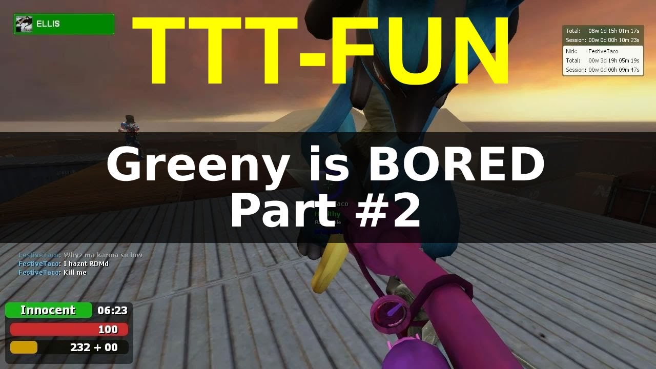 Part #2 | TTT-FUN | Green is BORED - YouTube