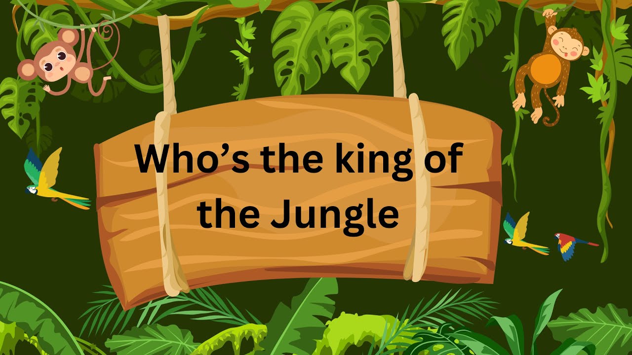Who's the King of the jungle l Fun Kids' Song 🎶🐵🦁 - YouTube