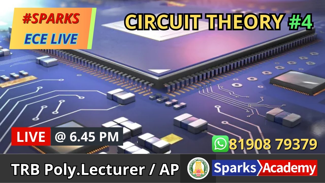LIVE @ 6.50 PM: TRB Polytechnic lecturer- ECE Circuit Theory 04 ...