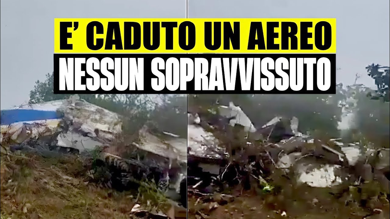 ULTIM'ORA È CADUTO UN AEREO: NESSUN SOPRAVVISSUTO. "ENNESIMO DISASTRO ...