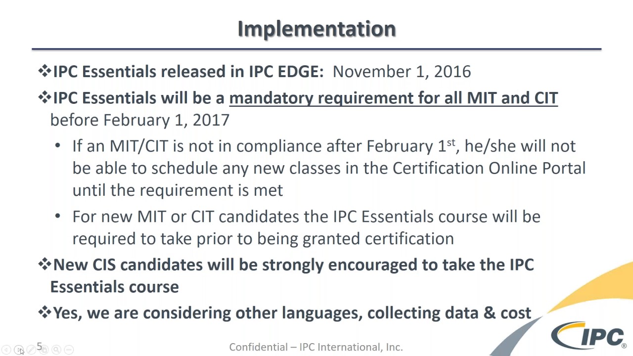 IPC Essentials - Why is it important to you as a trainer - YouTube