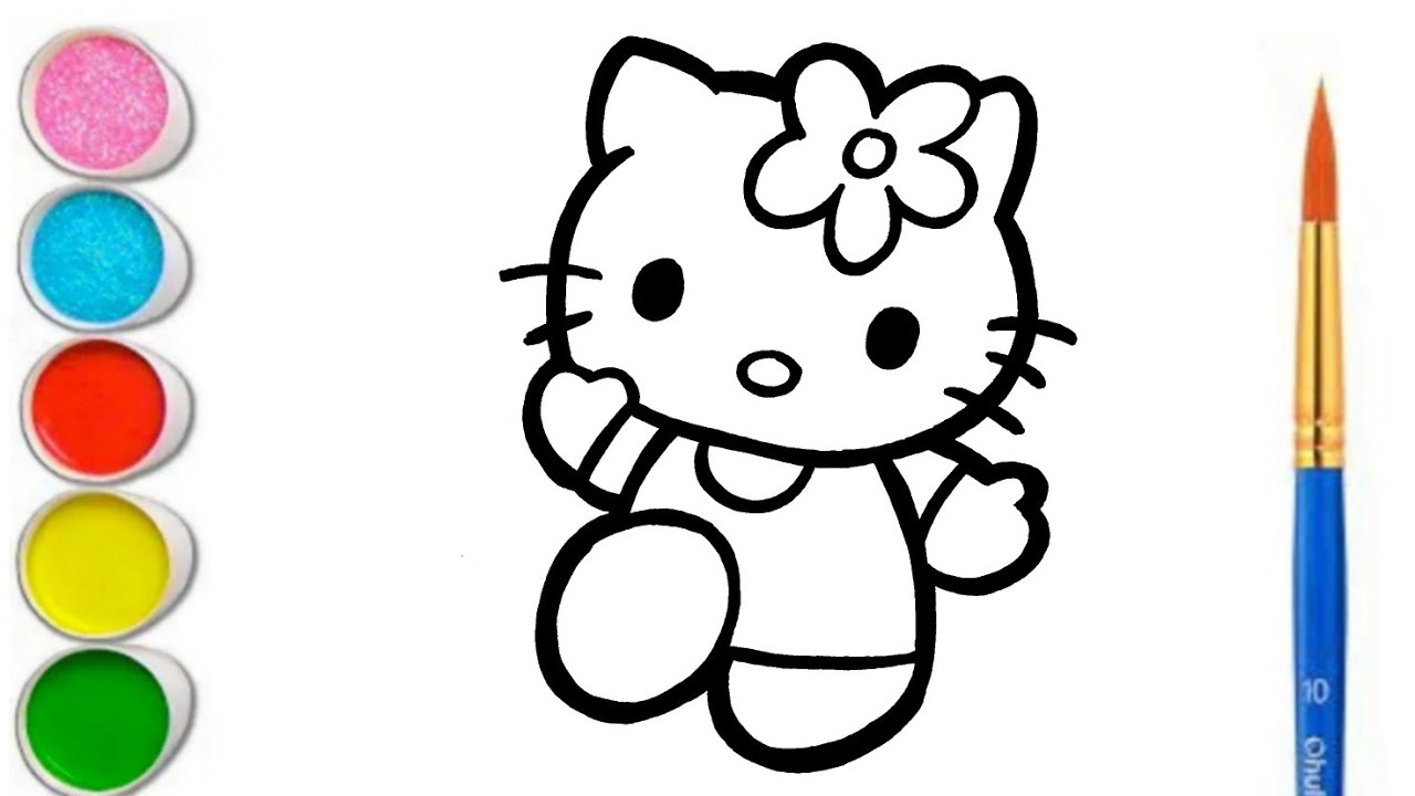 How to Draw Hello Kitty | Hello Kitty Easy Drawing | Drawing for Kids ...