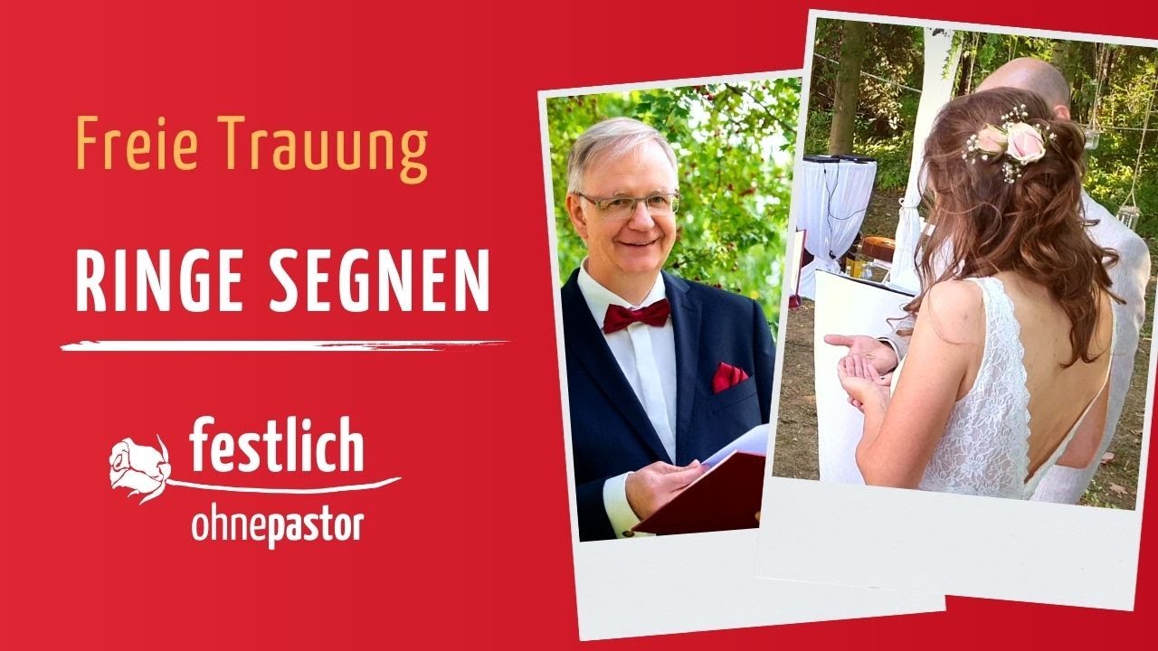Ringe segnen - Freie Trauung - YouTube