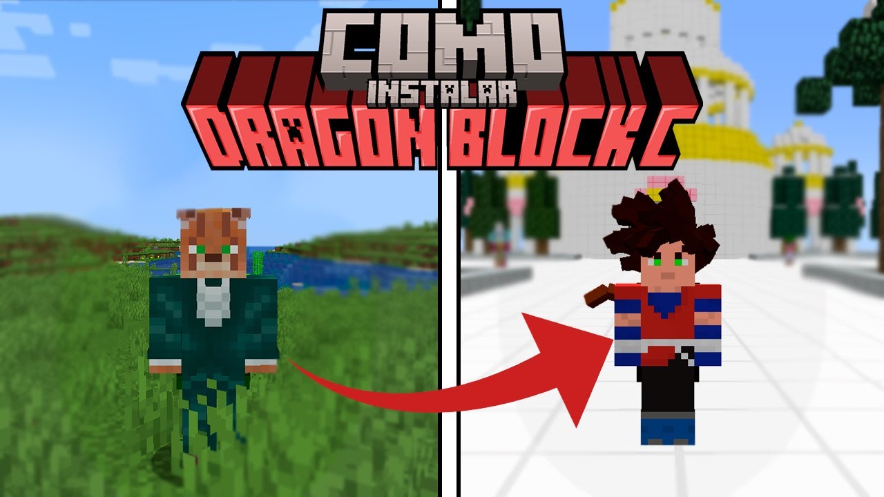 Como DESCARGAR e instalar DRAGON BLOCK C para Minecraft 1.7.10 - YouTube