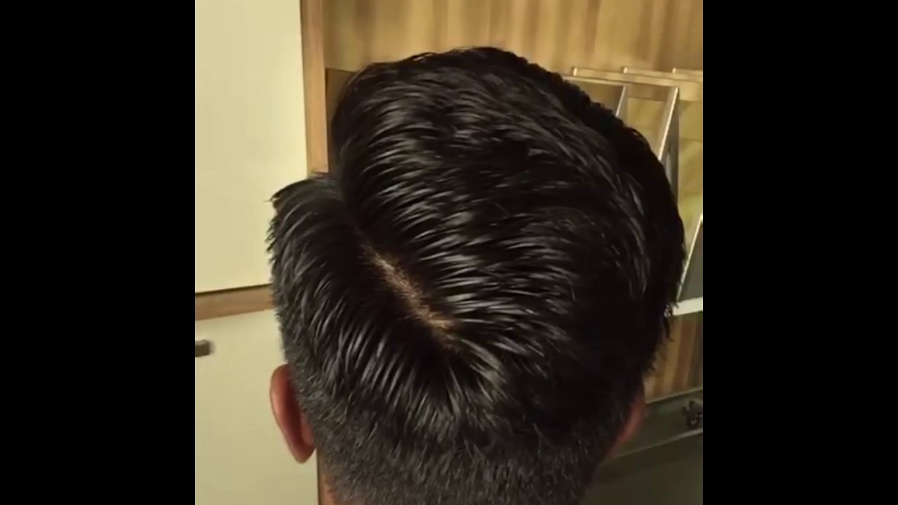 real barbers- the classic pompadour look - YouTube