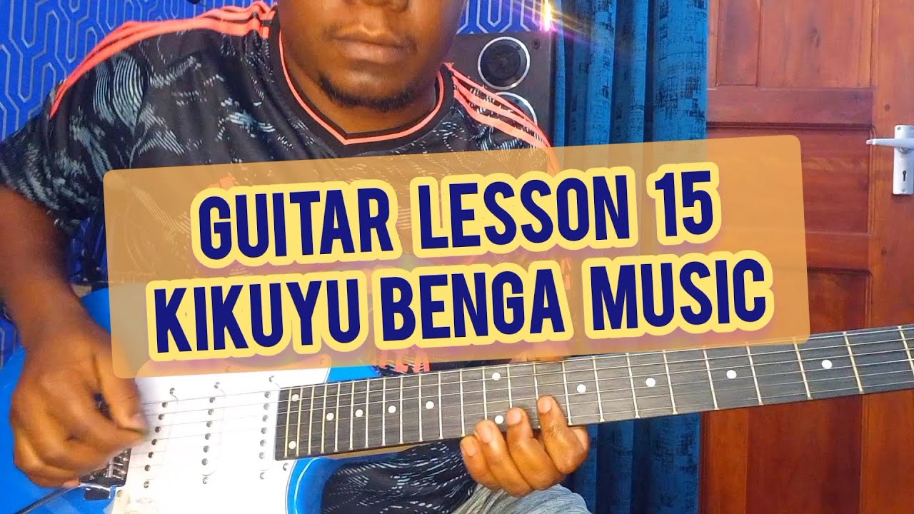 LEARNING KAMBA BENGA GUITAR with ERIC MBUVI TUTORIAL PART 15 playing ...