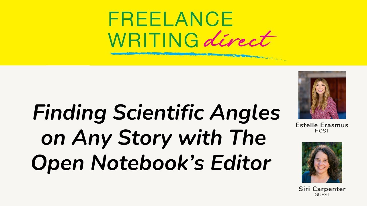 #127 Finding Scientific Angles on Any Story with The Open Notebook’s ...