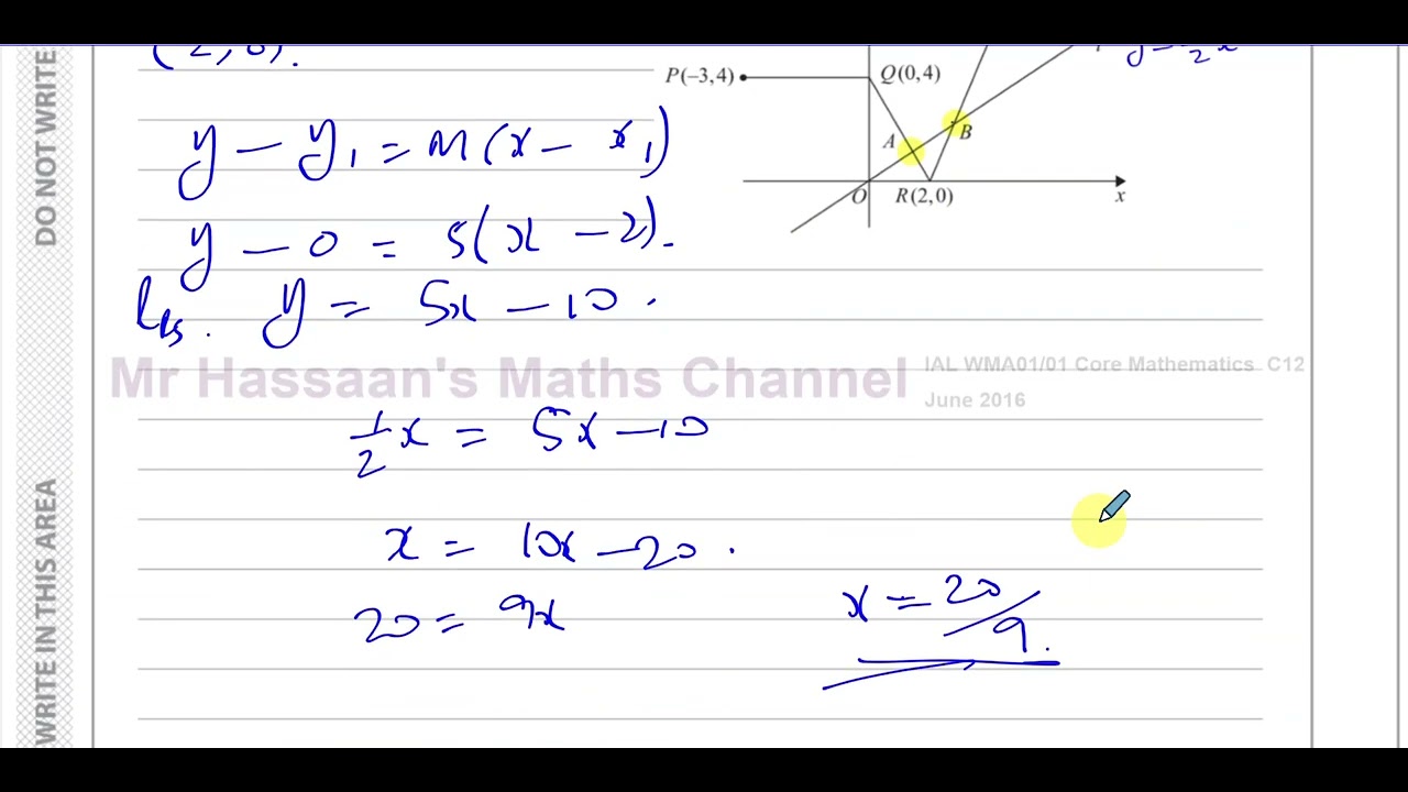 [P1] C12, (IAL), WMA01/01, June 2016, Q14, Graphs & Transformations ...