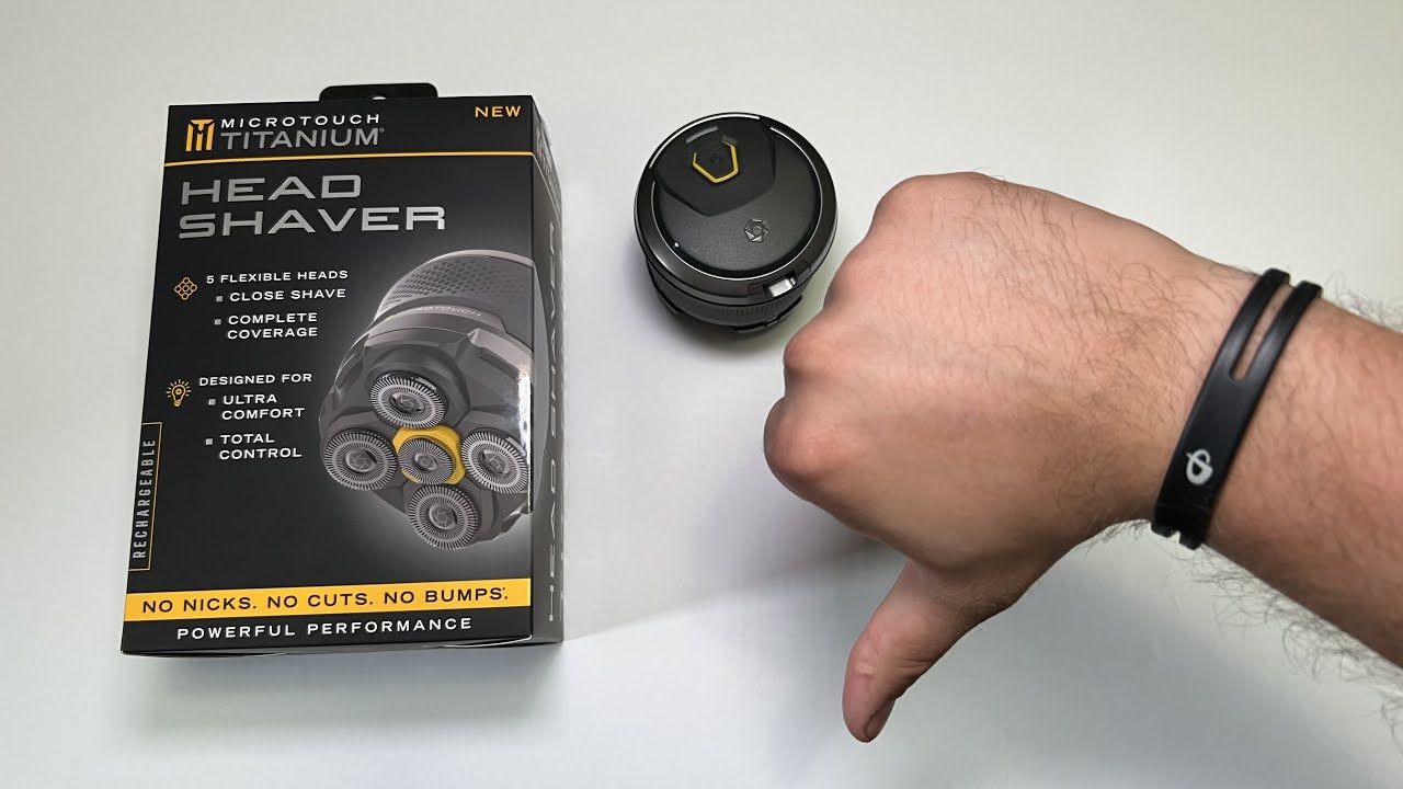MicroTouch Titanium Head Shaver Review - YouTube