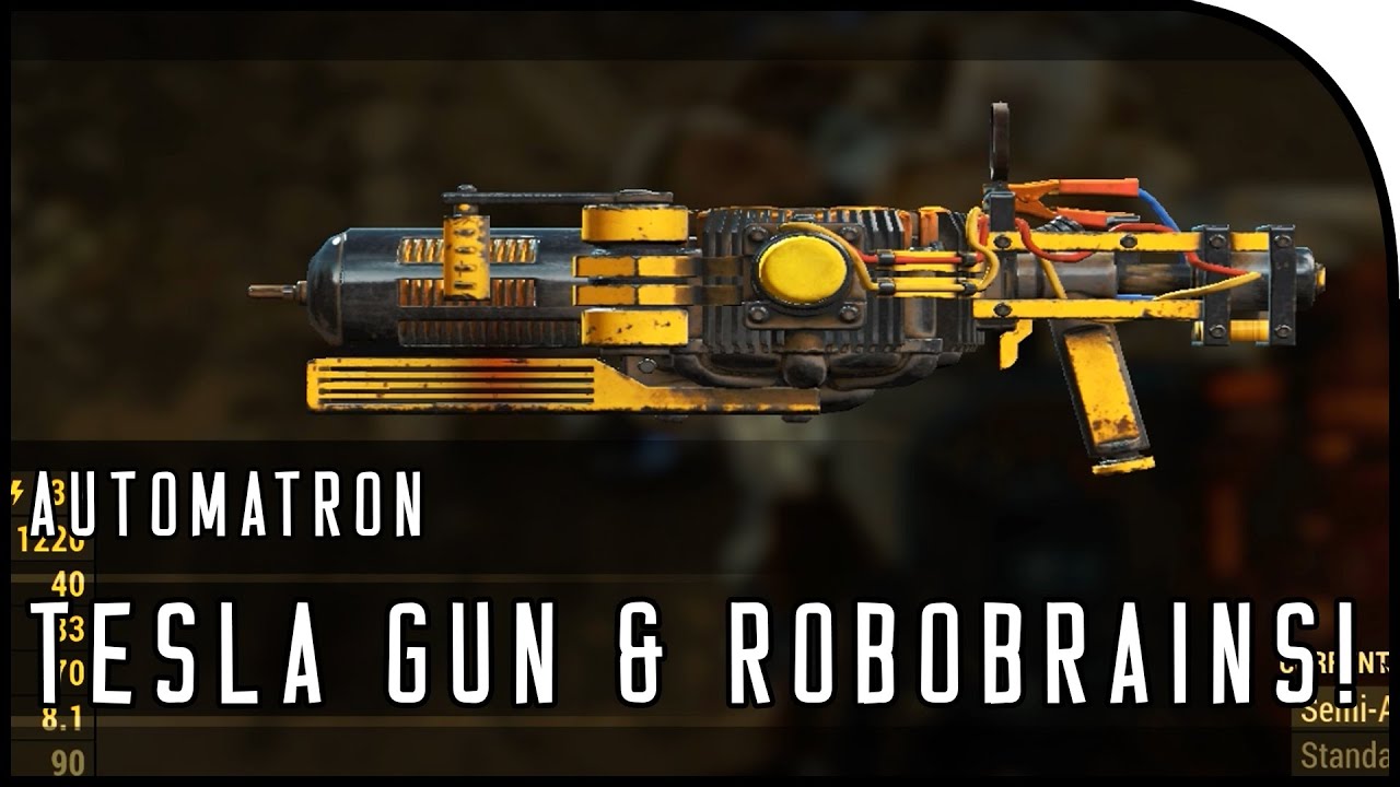 Fallout 4 Automatron DLC Gameplay Part 3 – “TESLA GUN, THE ROBOBRAIN ...