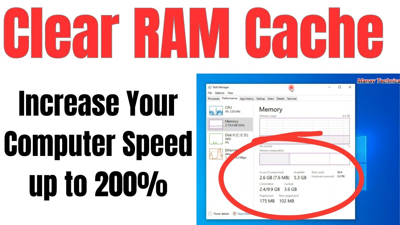 How to Clear RAM Cache and Boost RAM in windows 10/11/7 - YouTube