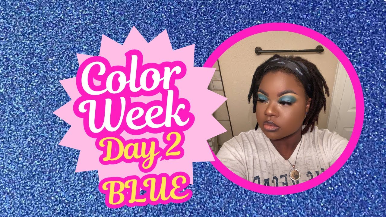 Color In Makeup: Day 2 Color Blue Makeup Tutorial: How to instructions ...