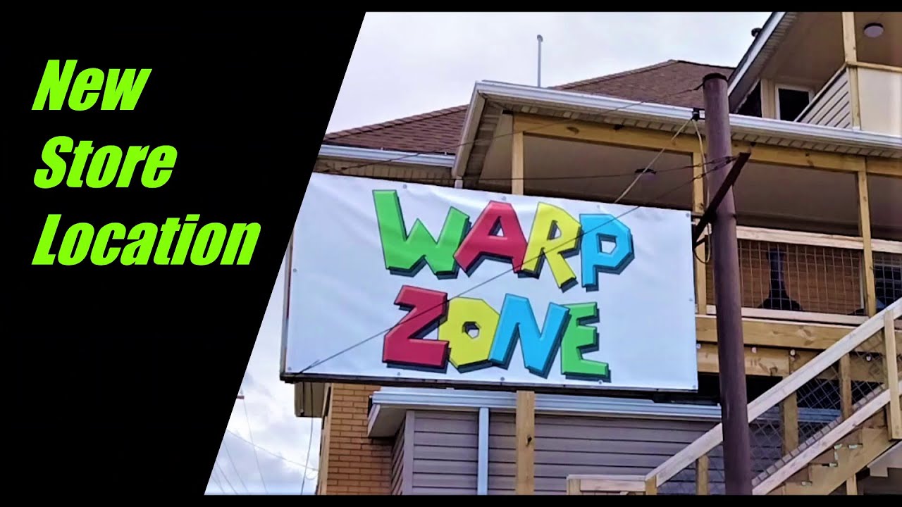 Warp Zone new store Info - YouTube