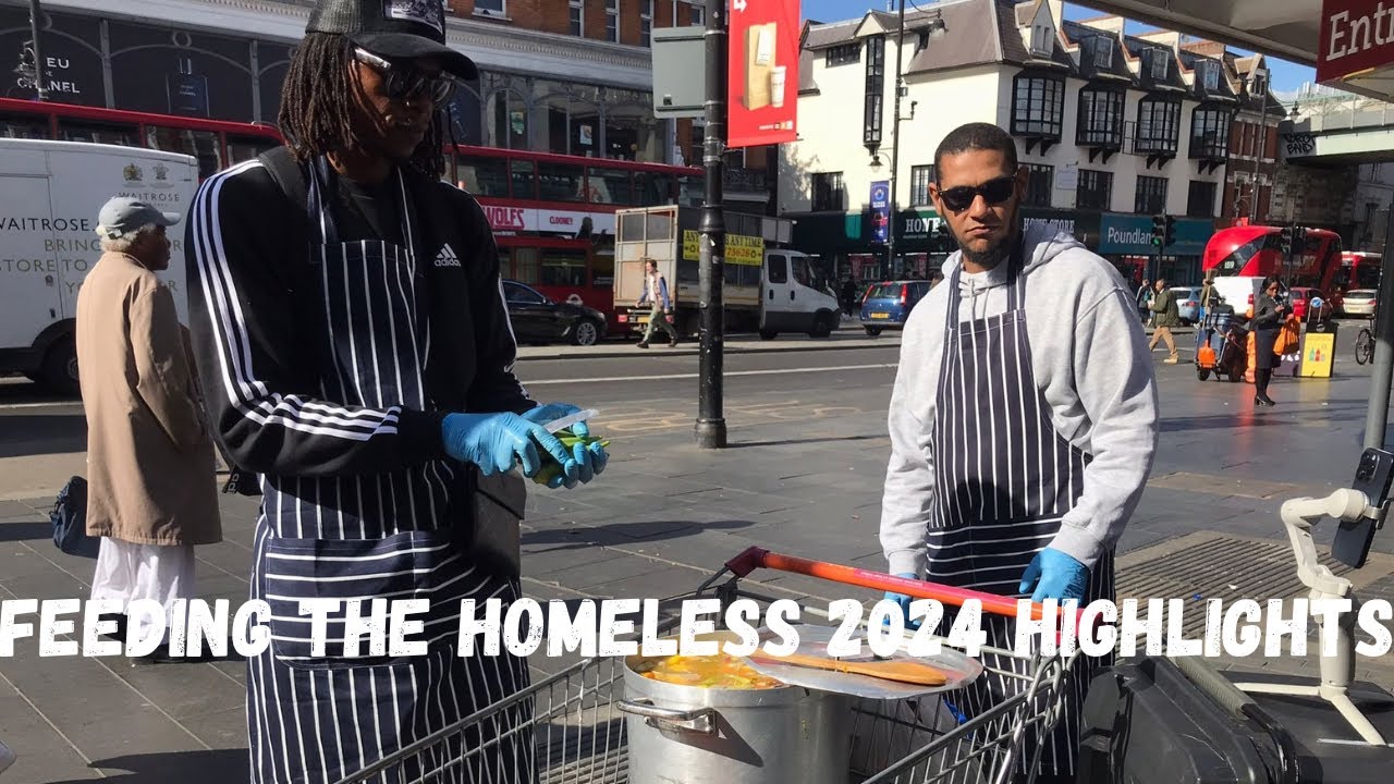 FEEDING THE HOMELESS 2024 HIGHLIGHTS WITH RINGO VISION - YouTube