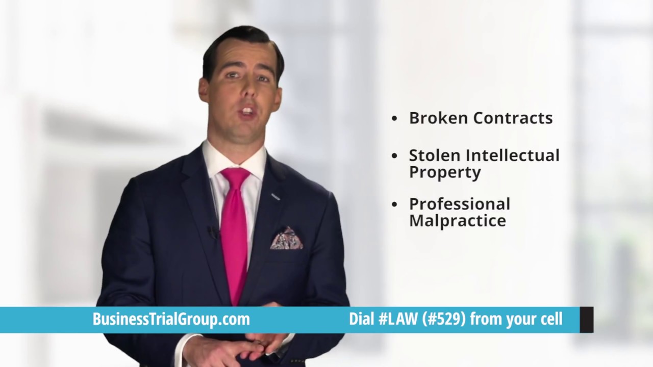 Our Practice Areas | Attorney Matt Morgan | Business Trial Group - YouTube