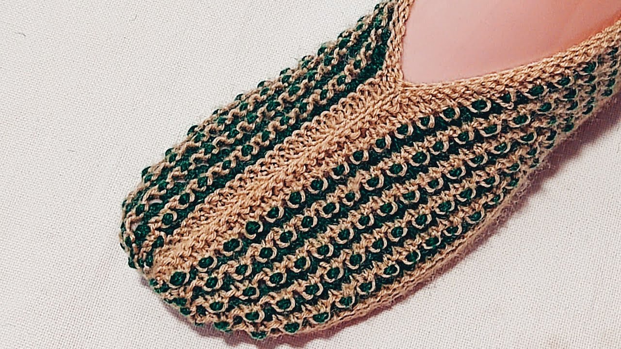 WOW super easy and comfortable booties made with easy method - YouTube
