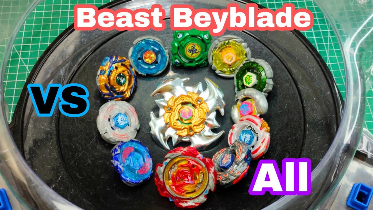 Beast Beyblade vs All Beyblades Metal, Burst & Plastic - YouTube