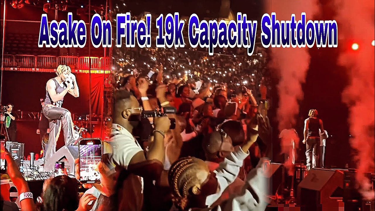 Moment Asake Shutdown 19k Capacity Concert With His Amazing performance ...