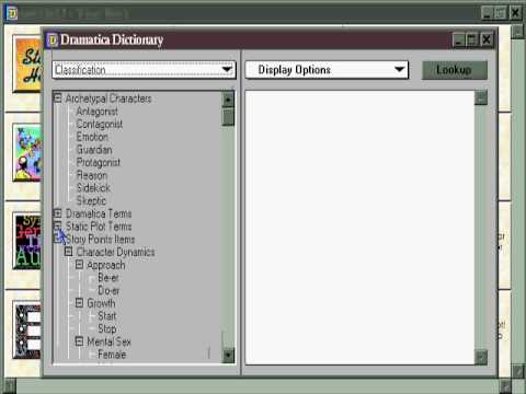 The Writer's Dictionary in Dramatica Pro 4 Writing Software - YouTube
