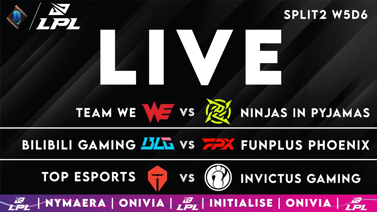 LPL 2025 Live Spring | LPL English W5D6 with Nymaera & Initialise WE vs ...