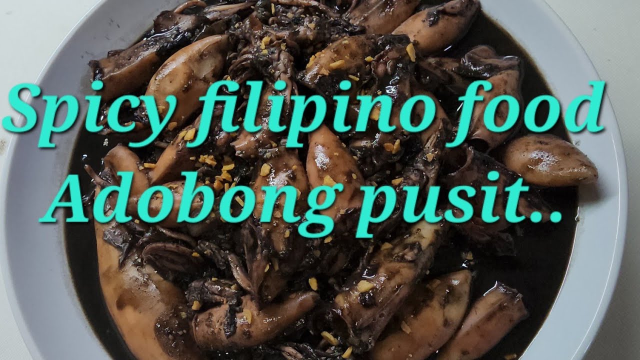 Spicy Adobong Pusit with Honey || Filipino food#cooking #filipinofood ...