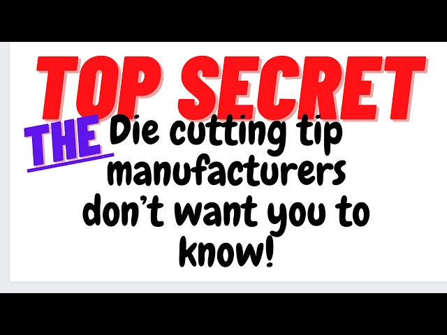 Powerful Die Cutting Machine for Craft Projects