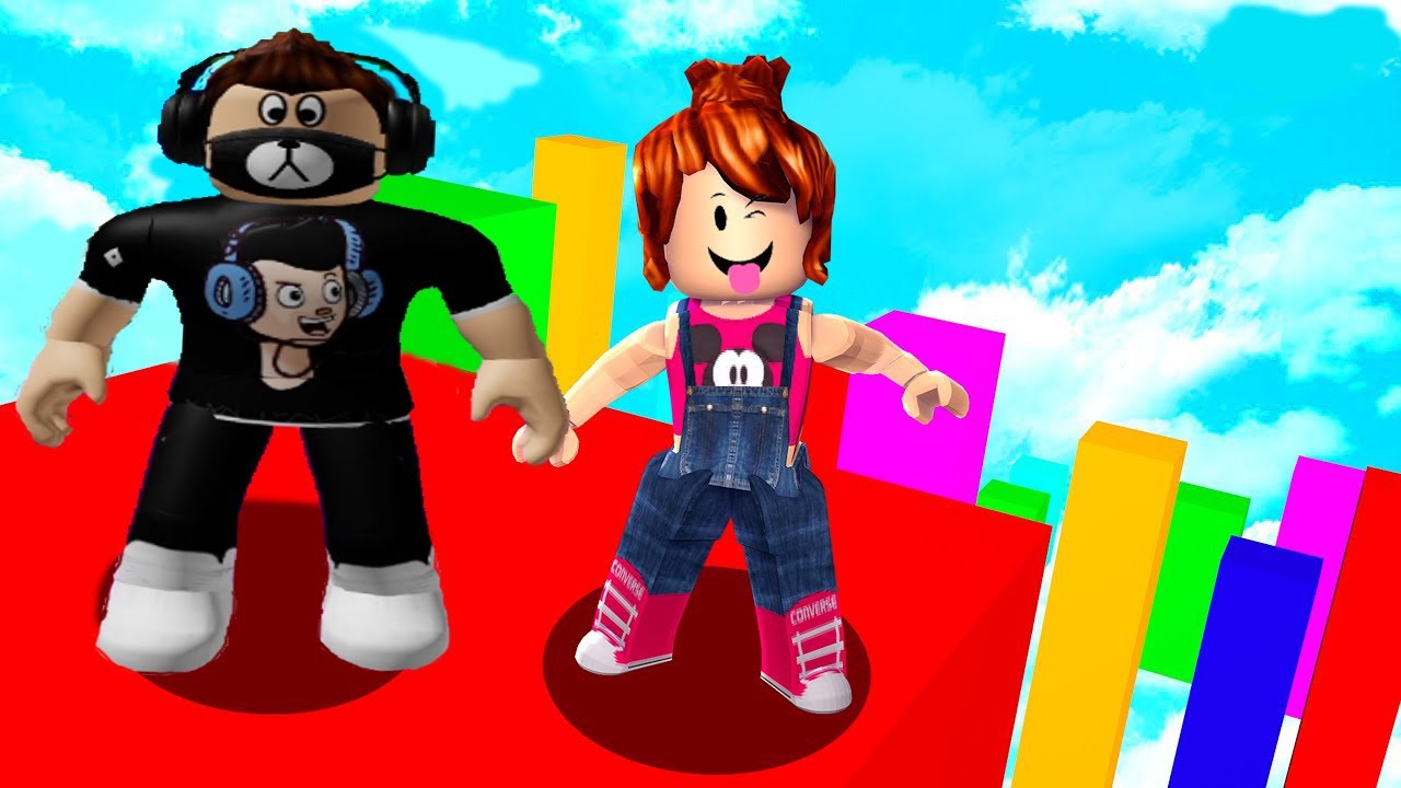 Roblox - JULIA MINEGIRL PARKOUR COLORIDO (Mega Easy Obby) - YouTube