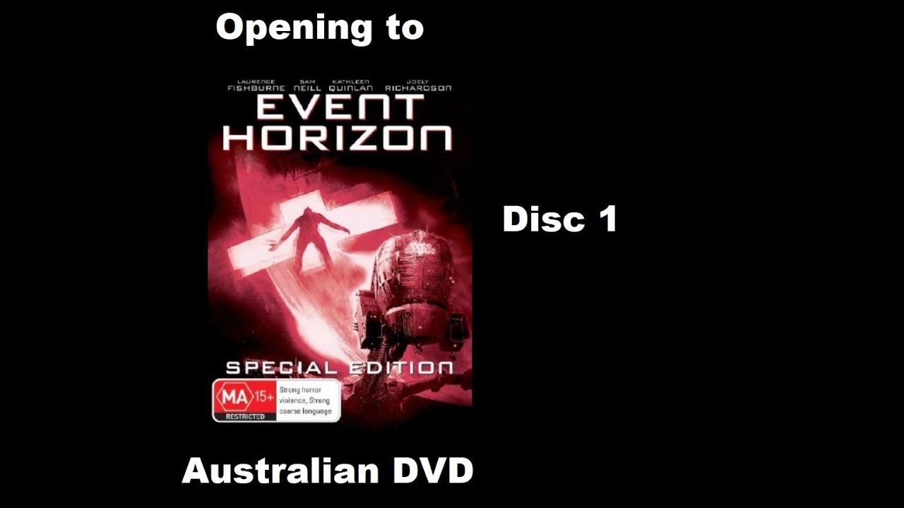 Opening to Event Horizon Australian DVD Disc 1 - YouTube