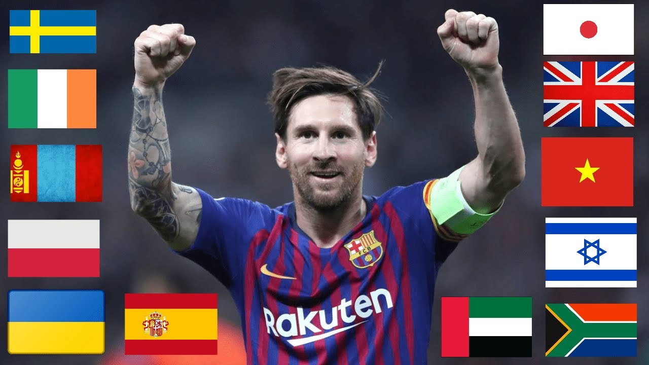 Lionel Andrés Messi in different languages // Part II - YouTube