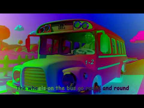 Cocomelon Wheels On The Bus ! Effects Sponsored By Gamavision Csupo Effects