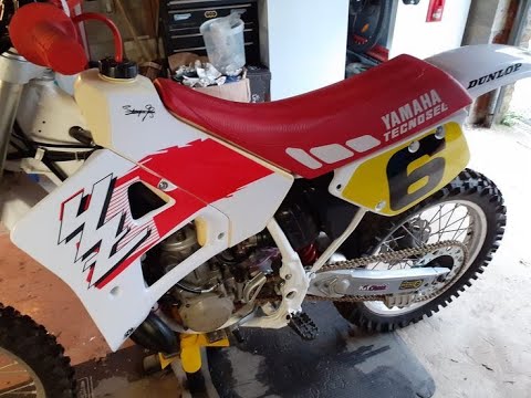 Georges Jobe & The 1990 YZ360 chase the 500 MX world title - YouTube