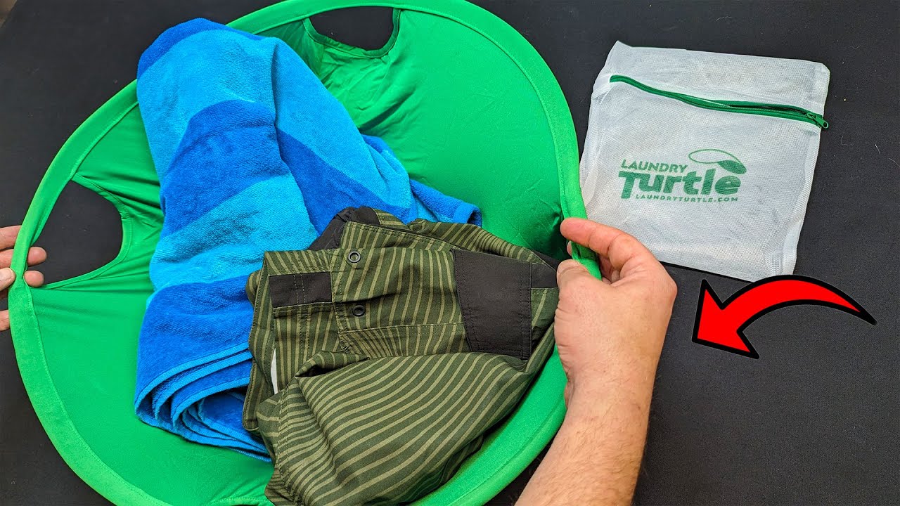 This Adorable Laundry Turtle Makes Moving Laundry Easy! - YouTube