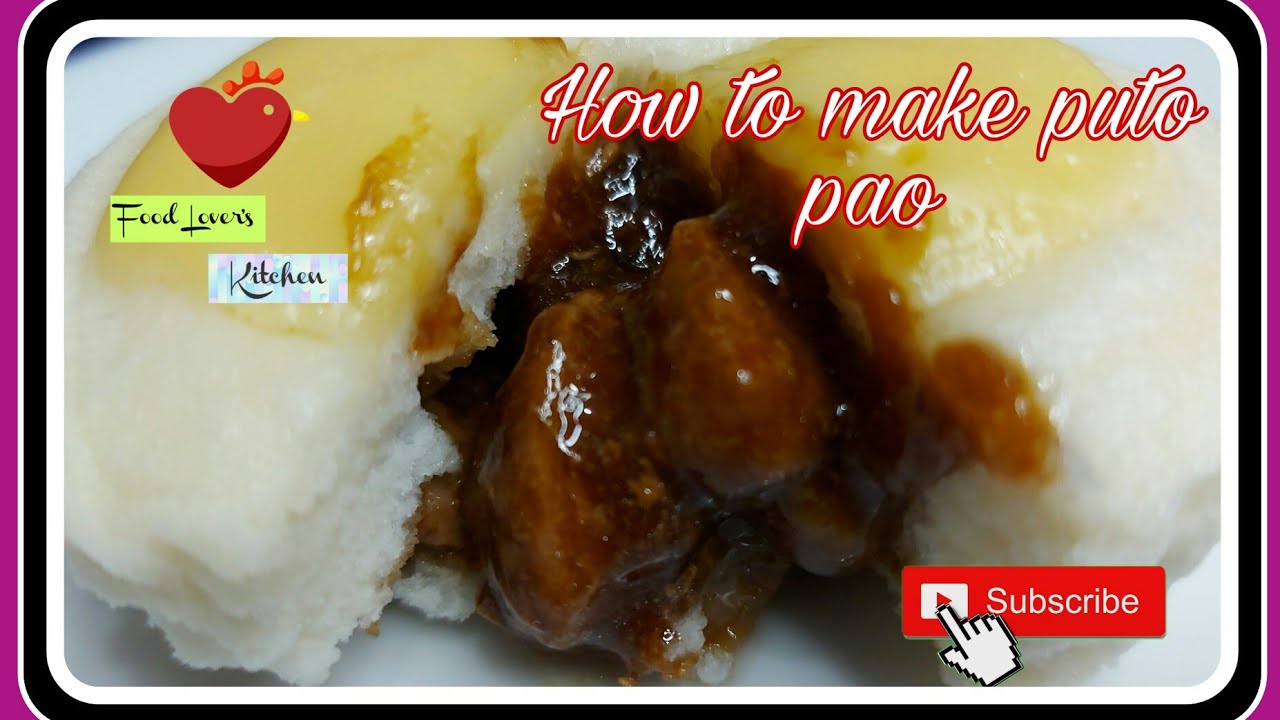 How to make puto pao by Food Lover's Kitchen - YouTube