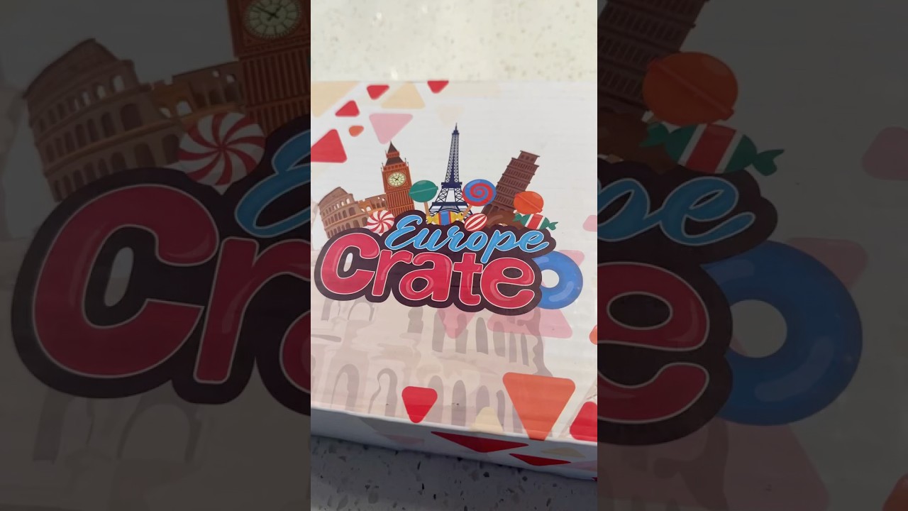 Got this parcel from Europe Crate! Snacks from 5 different countries ...