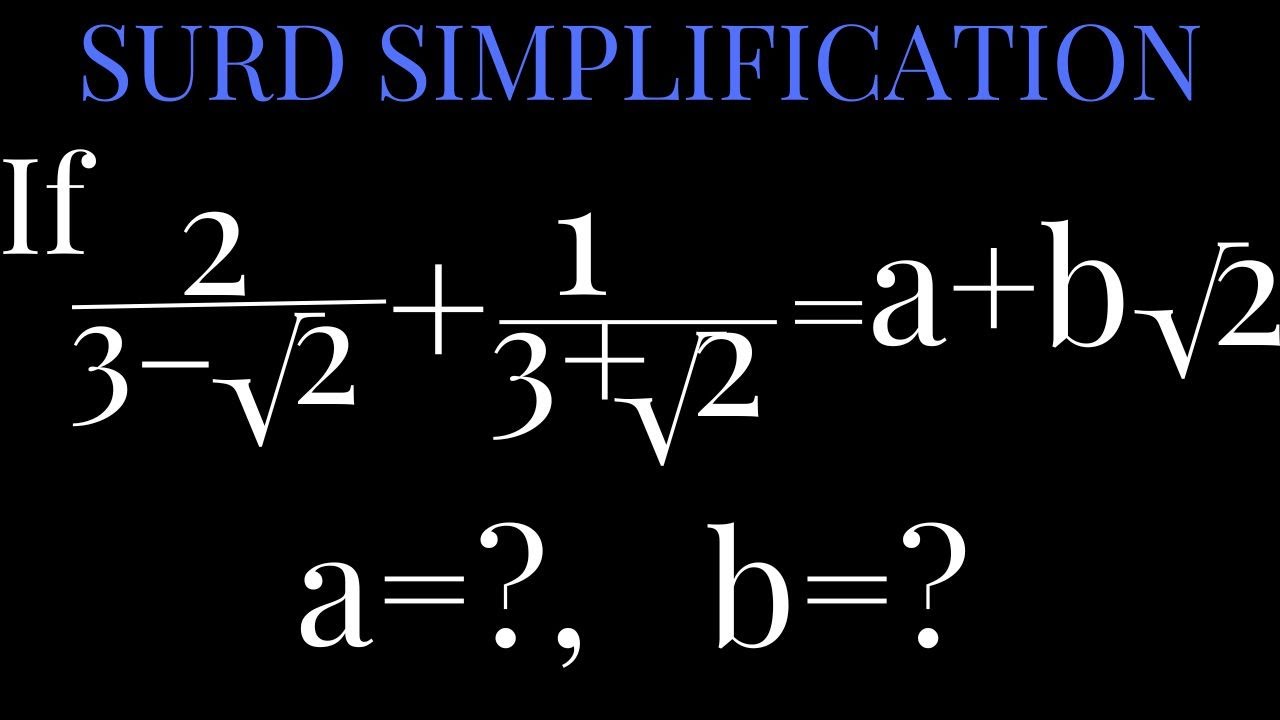 Surd Simplification | Surd - YouTube