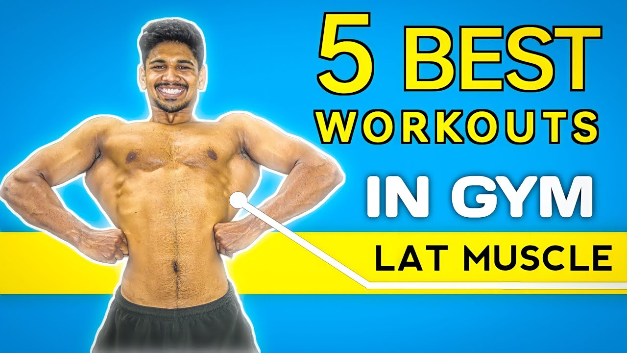 TOP 5 LATS WORKOUT FOR MASS || LAT WORKOUT FOR BEGINNERS WITH GUIDENCE ...