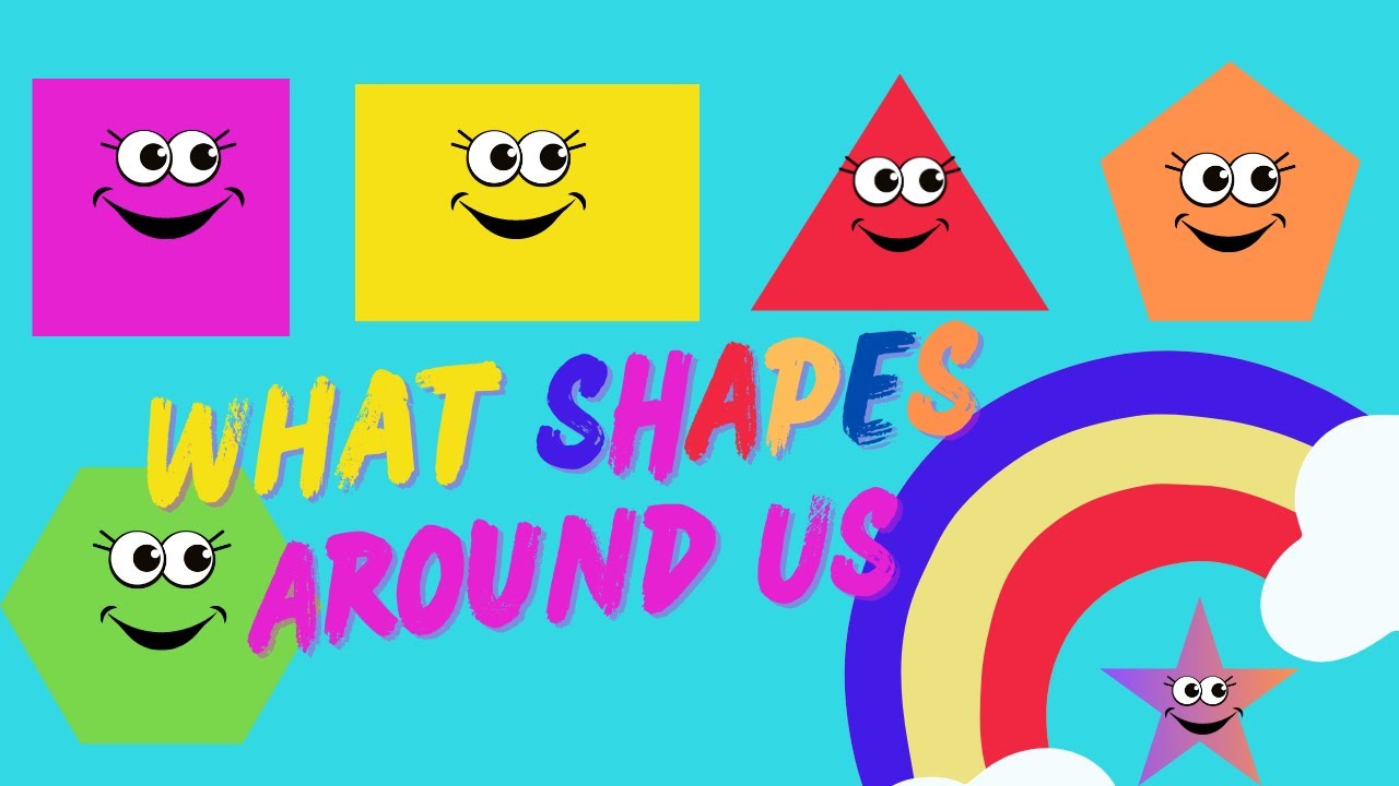 Learn the Shapes around Us | learning videos for kids - YouTube