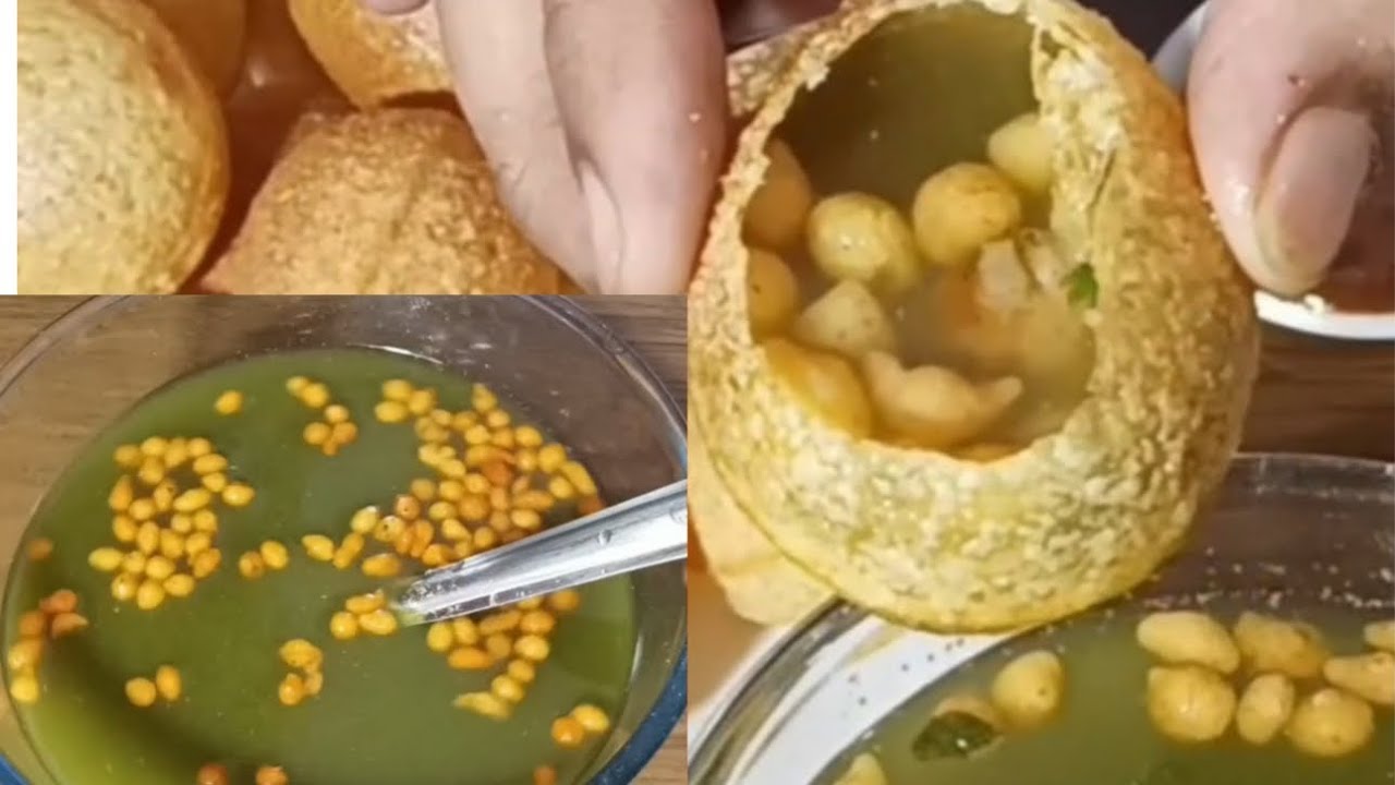 Pani Puri ka pani recipe l Golgappe ka khatta meetha Pani l how to make ...