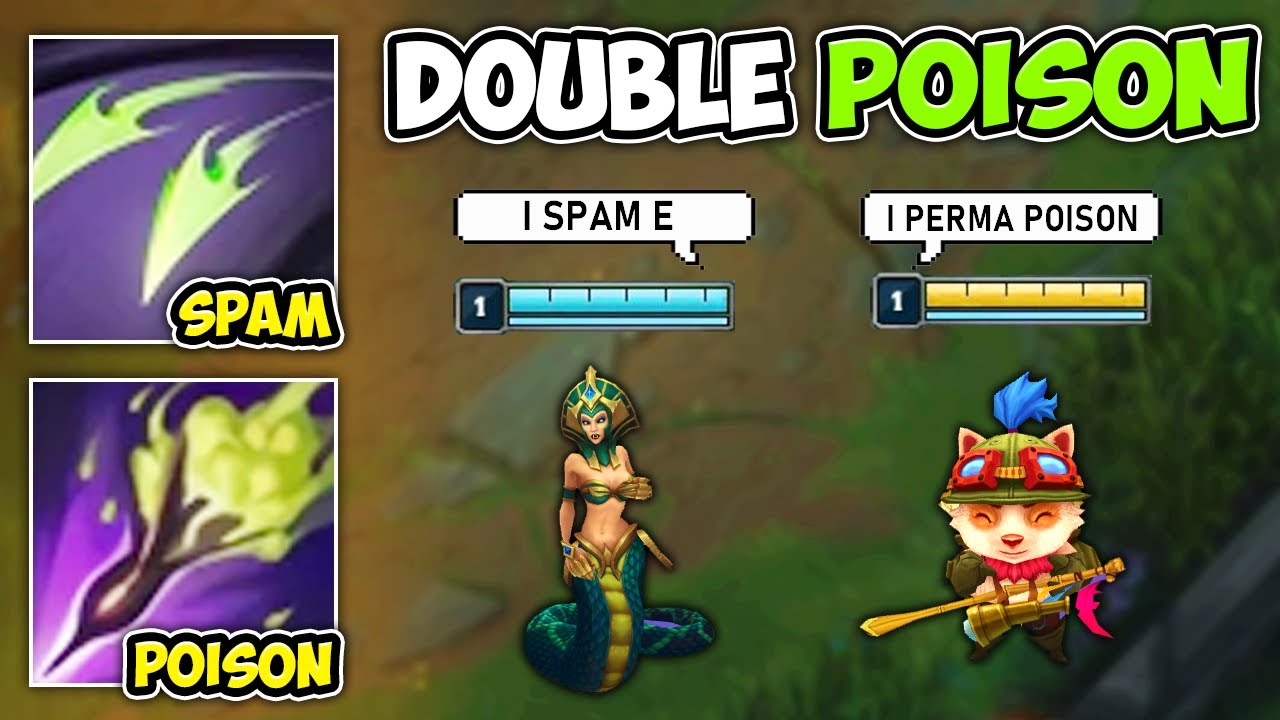 We tried the double poison combo bot lane and Cassiopeia gets to E ...