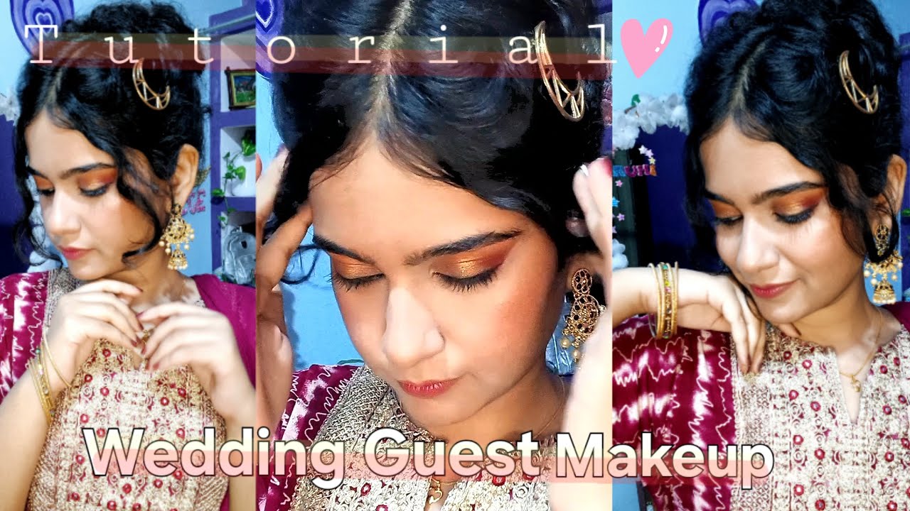 Wedding Guest Makeup Tutorial 💄 | Full Makeup Look | Wedding Makeup ...