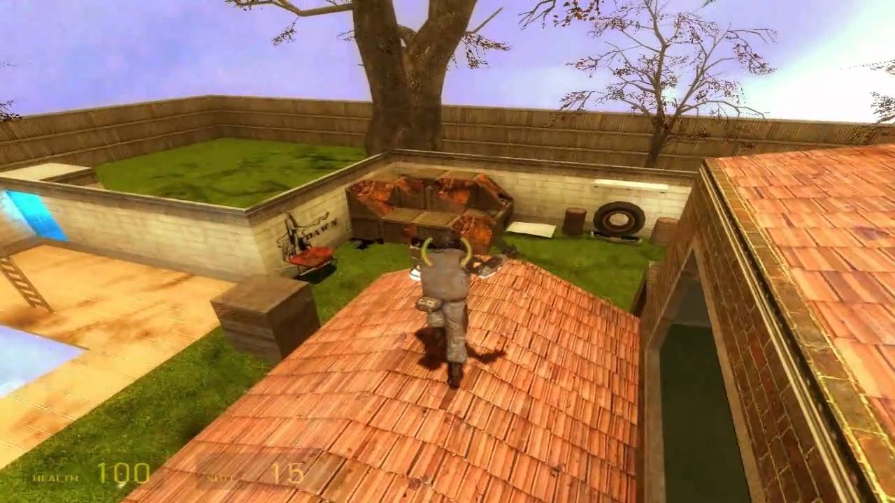 HL2DM attack house ob small test aku-aku, half invisible, etc - YouTube