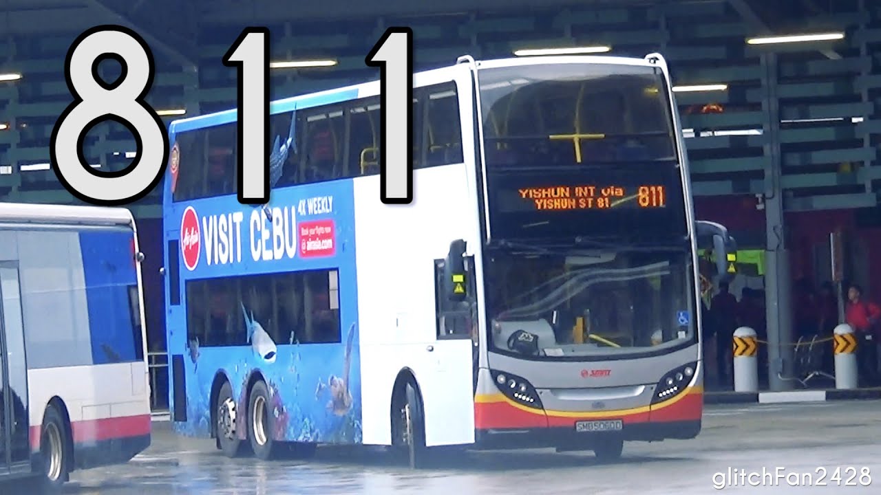 [SMRT] SMB5060D on Service 811 - Alexander Dennis Enviro 500 MMC - YouTube