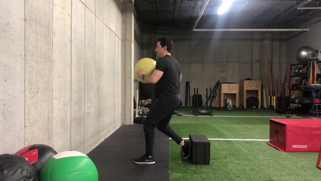 Split Stance MB Punch with Heel Reference - YouTube