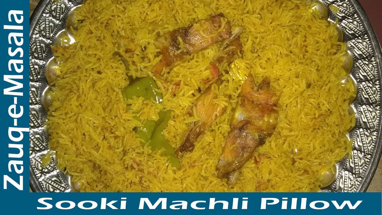 Sooki Machli ka Pulao (Fish rice) - Balochi Recipe - Pakistani Village ...