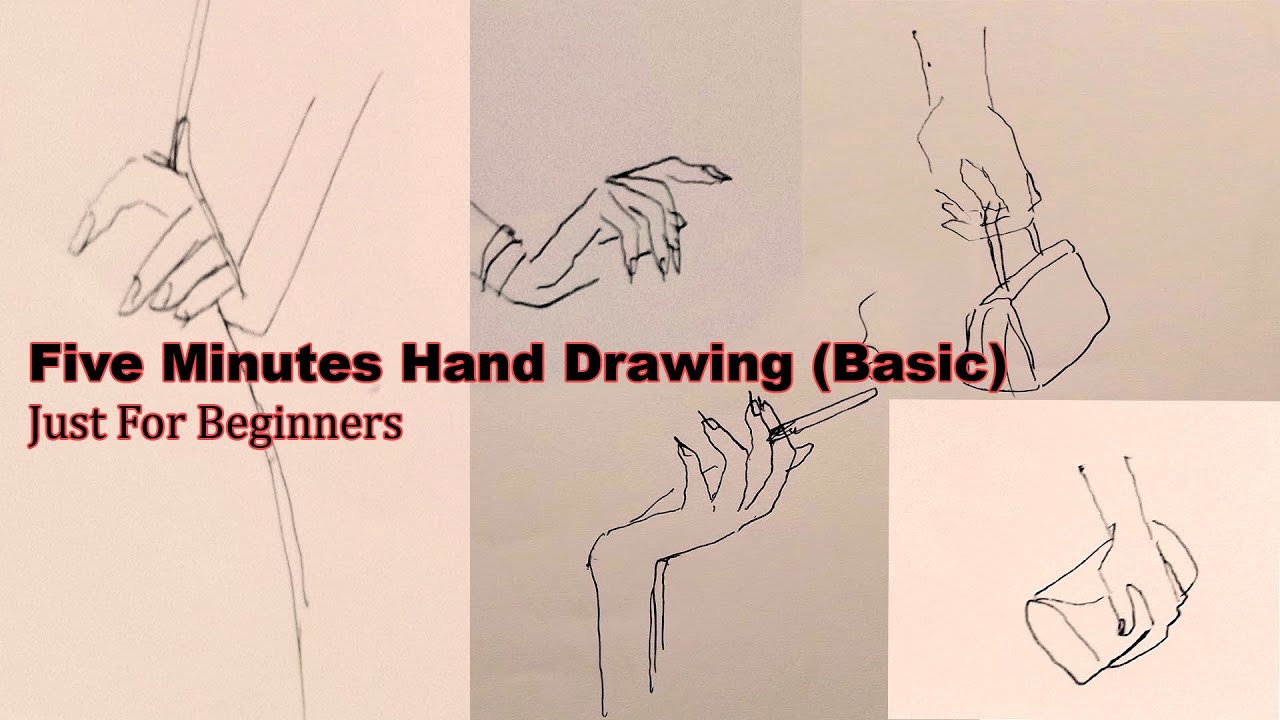 HOW TO DRAW HANDS - YouTube
