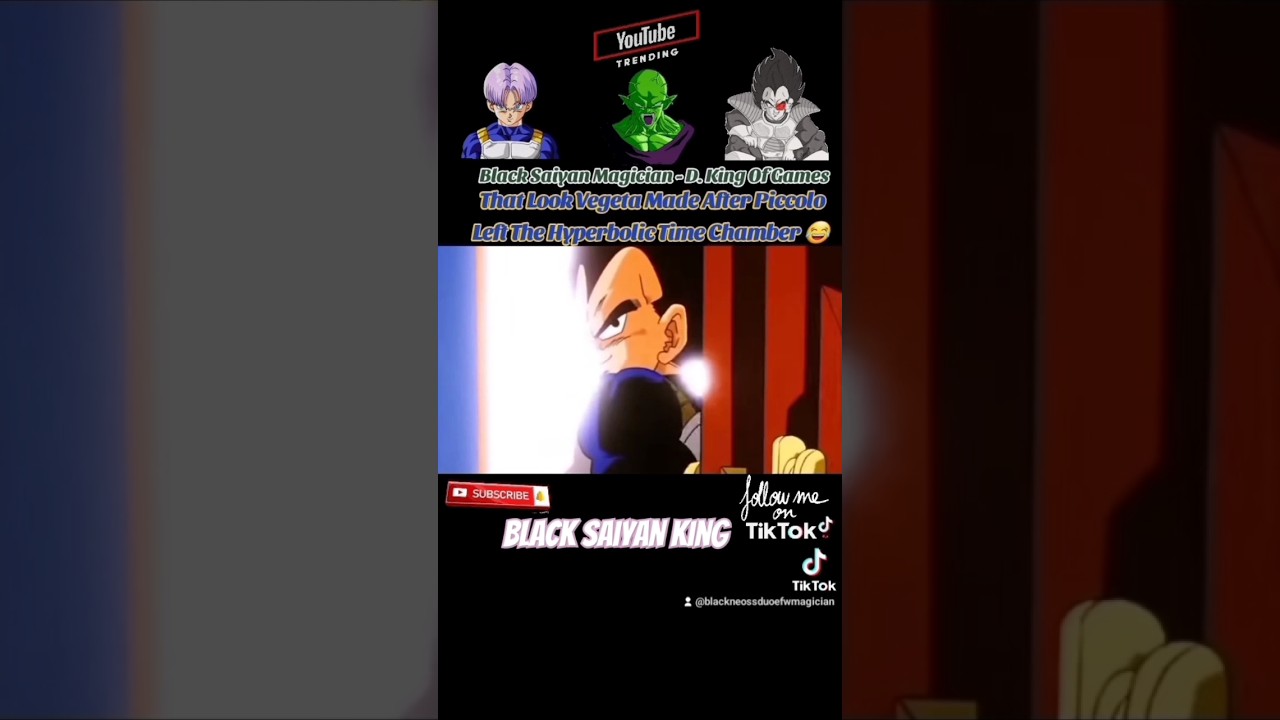 Dragon Ball Z | Vegeta Enters The Hyperbolic Time Chamber - YouTube
