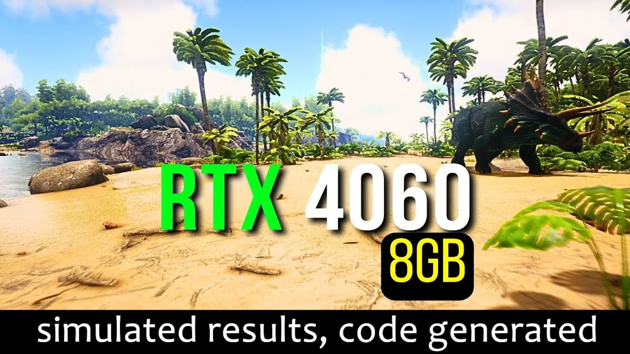 RTX 4060 Performance in ARK Survival Evolved (simulated results) - YouTube
