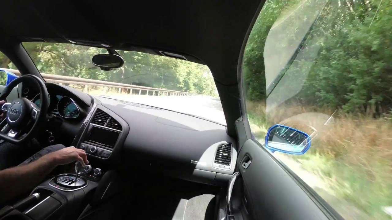 Audi R8 V10 manual transmission: casual driving on country roads 002 ...